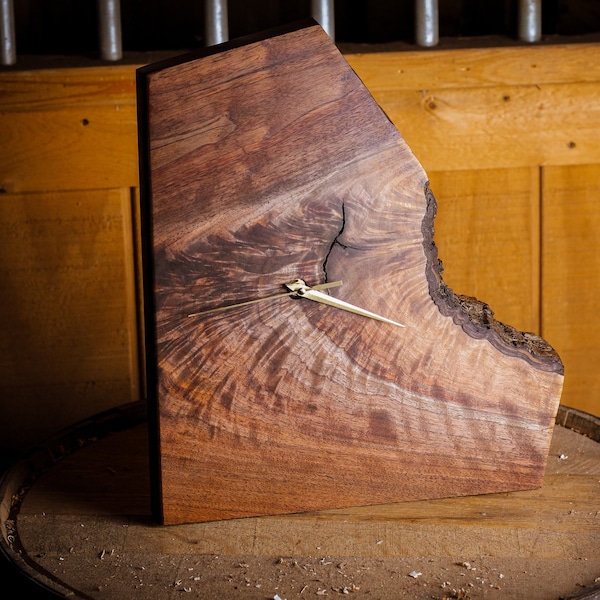 Walnut Clock - Etsy