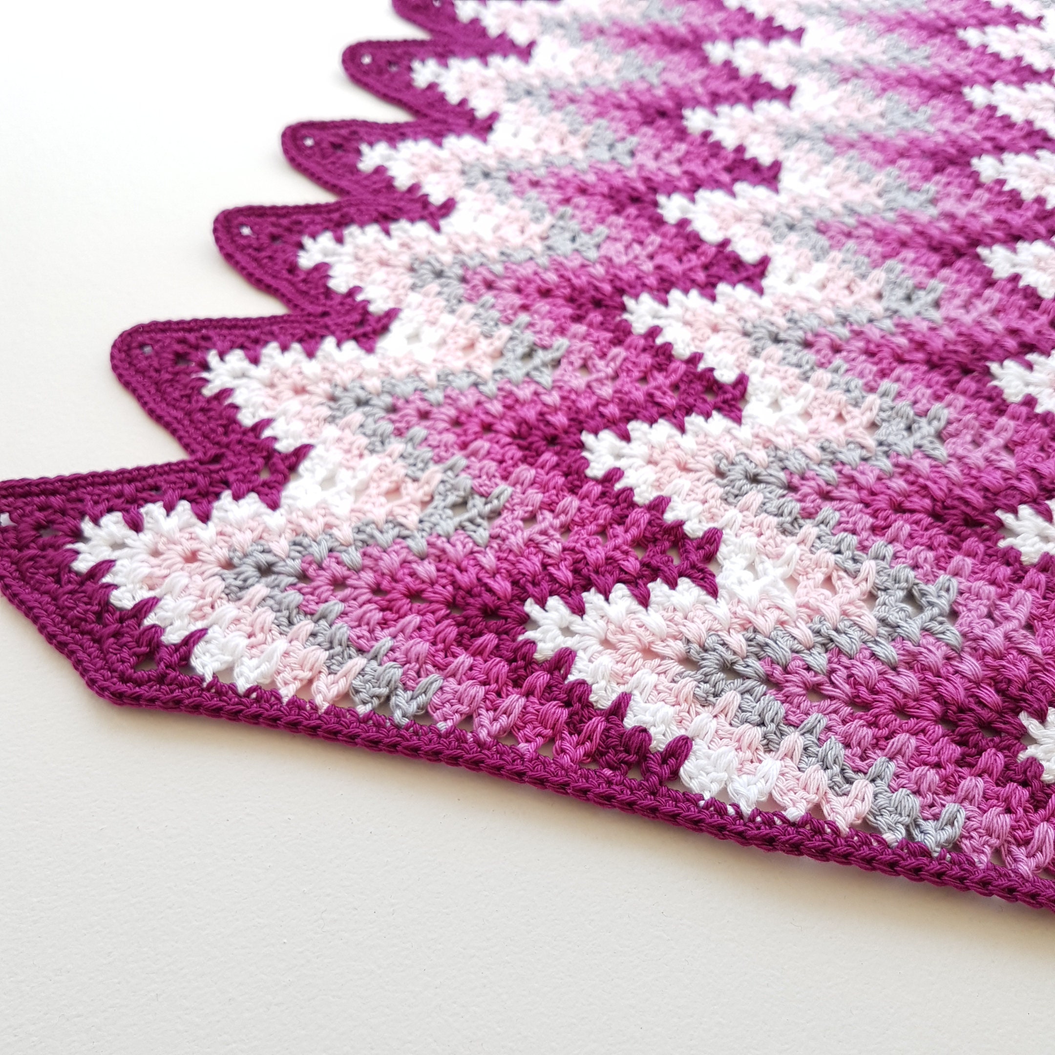 Crochet Pattern, Heartbeat Ripple, Bymimzan - Etsy