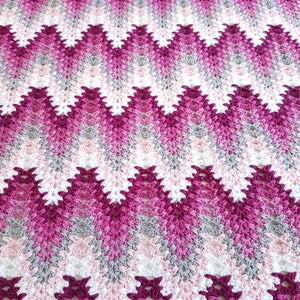 Crochet Pattern, Heartbeat Ripple, Bymimzan - Etsy
