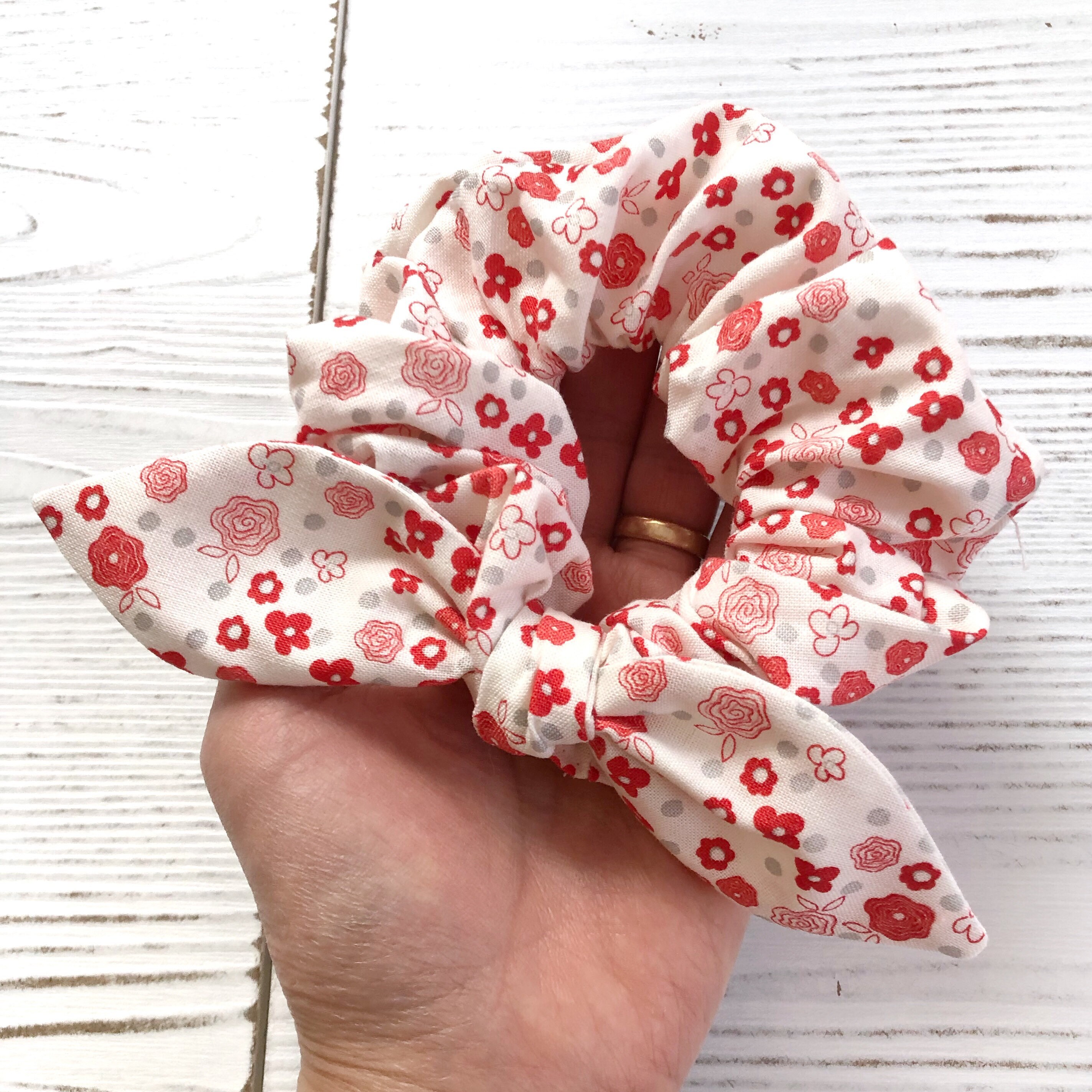 Kawaii Valentine Scrunchy Bow Scrunchy Bunny Ear Scrunchies | Etsy