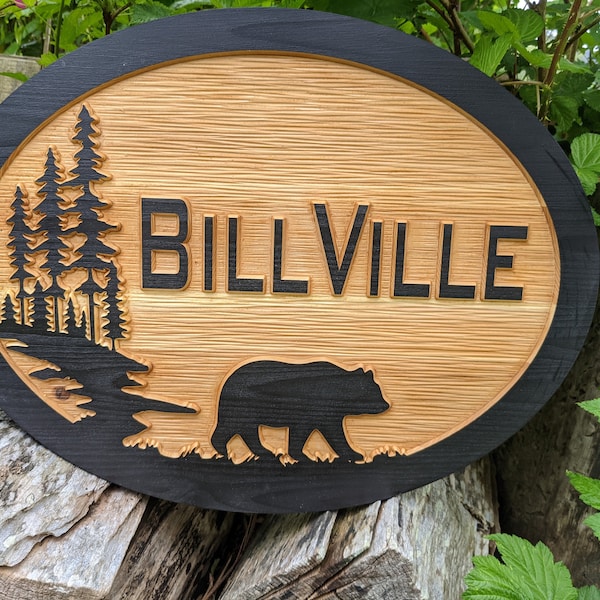 Cedar Wood Signs - Etsy