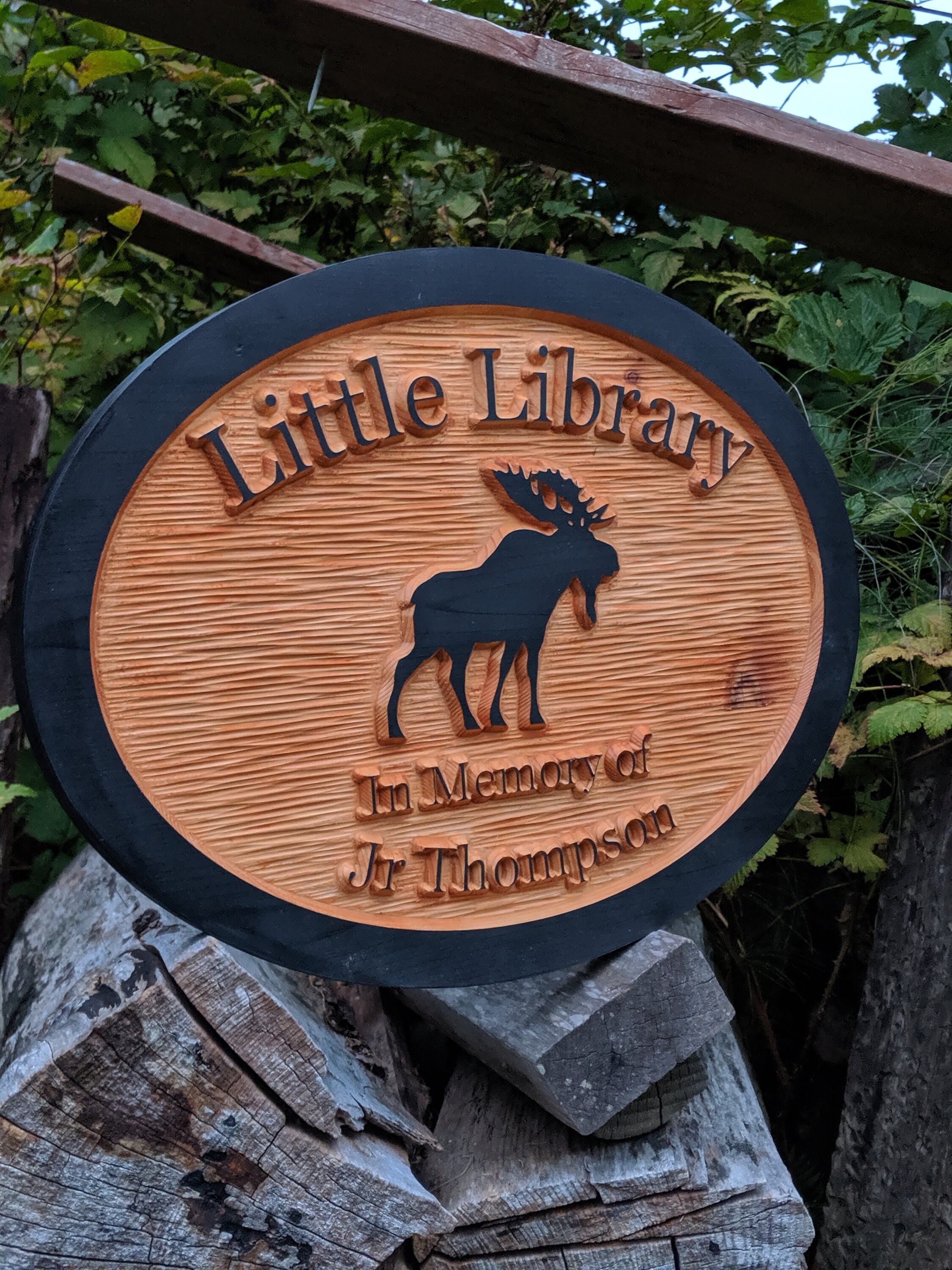 Rustic Carved Cedar Sign Moose Elk Deer Lake Cabin Country - Etsy