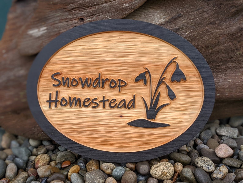 Estate Sign Custom Carved Rustic Outdoor Exterior Wood Address - Etsy