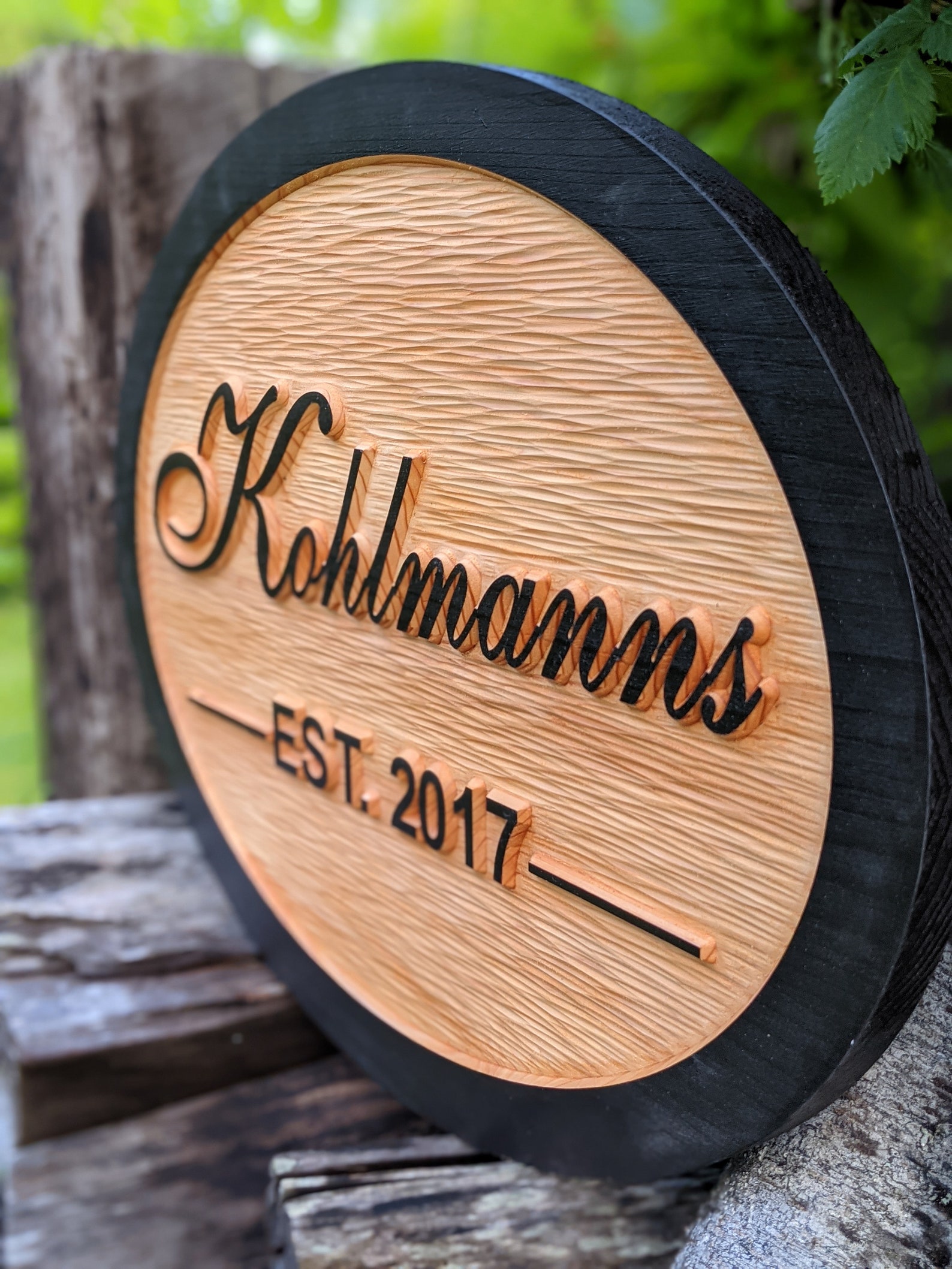 Rustic Outdoor Personalized Wood Sign Farmhouse Cedar - Etsy