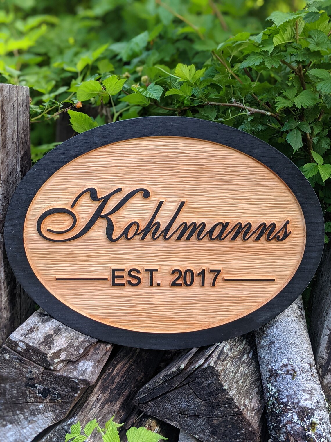 Rustic Outdoor Personalized Wood Sign Farmhouse Cedar - Etsy