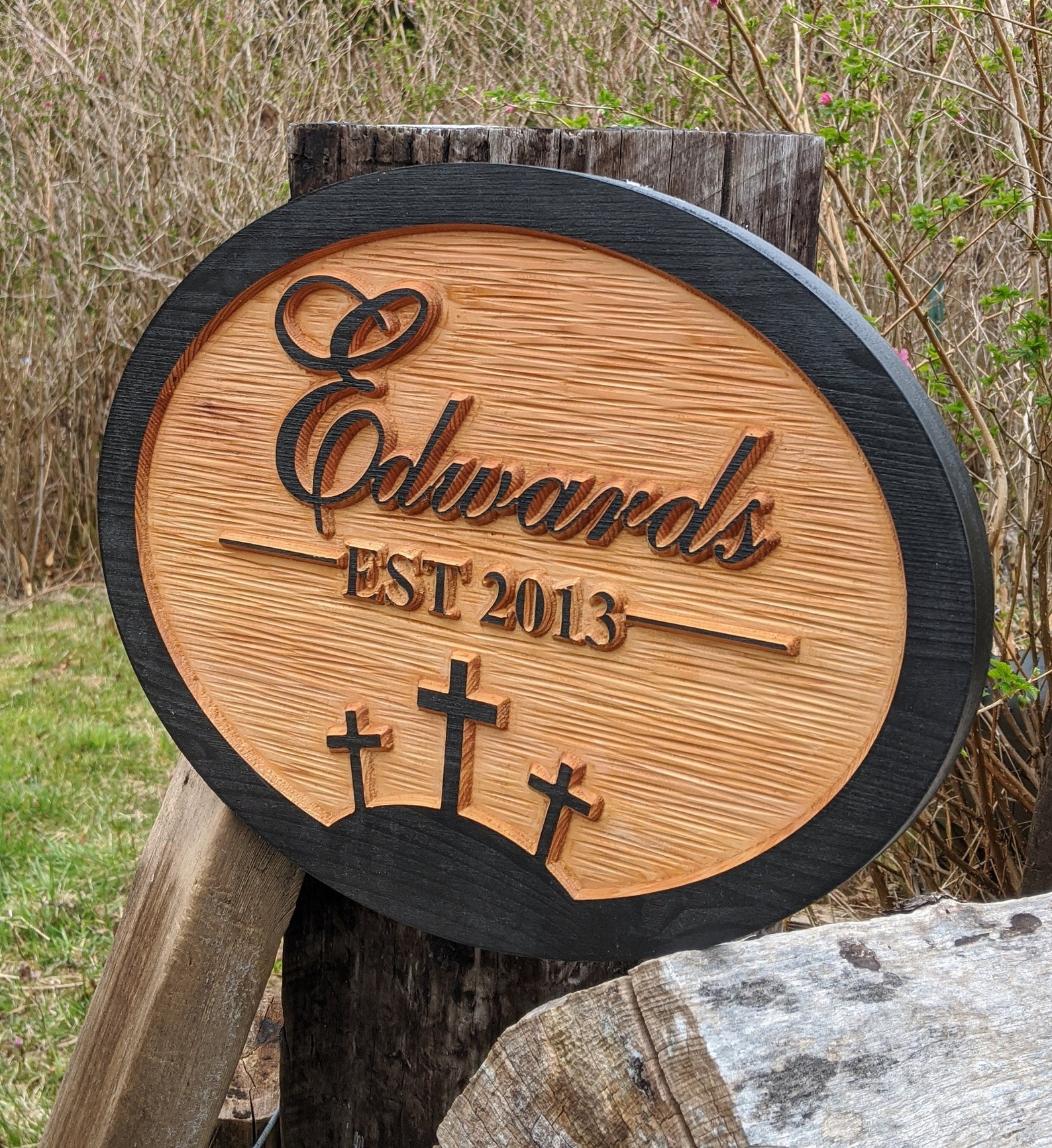 Wood Carved Sign. Driveway Gift Estate Rustic Cabin Lake House - Etsy