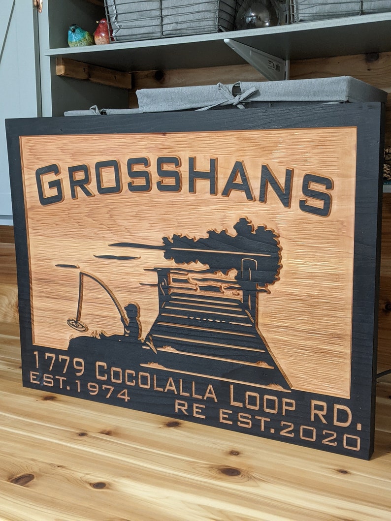 Outdoor Rustic Farmhouse Wooden Sign Personalized Rustic | Etsy