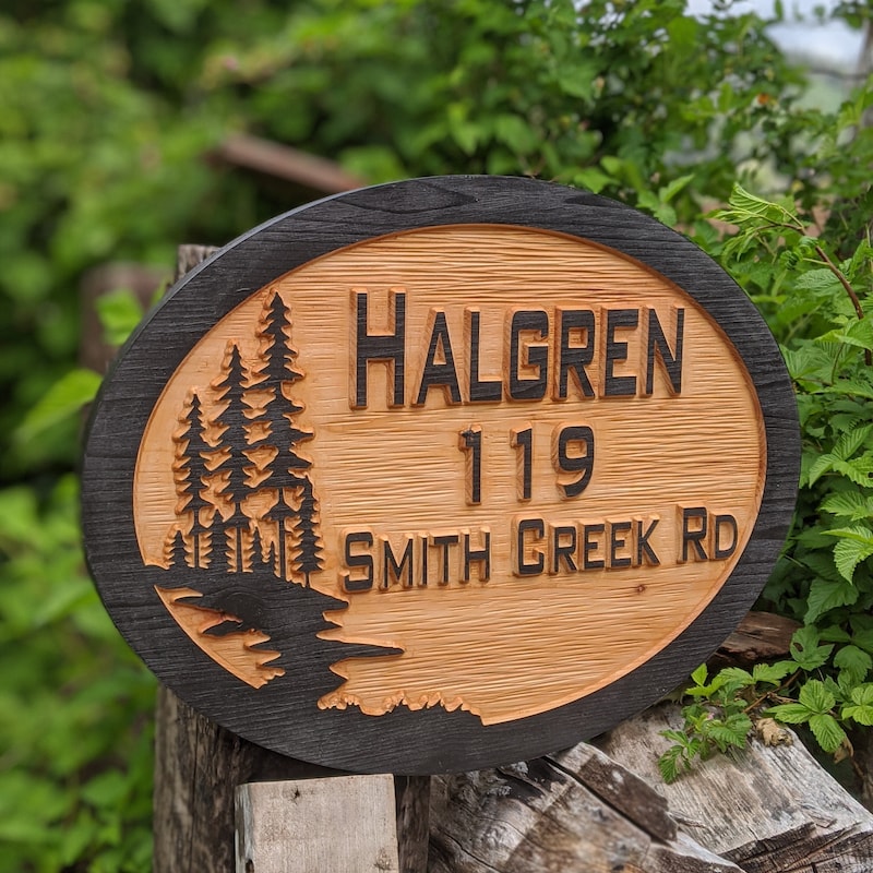 Outdoor House Sign - Etsy