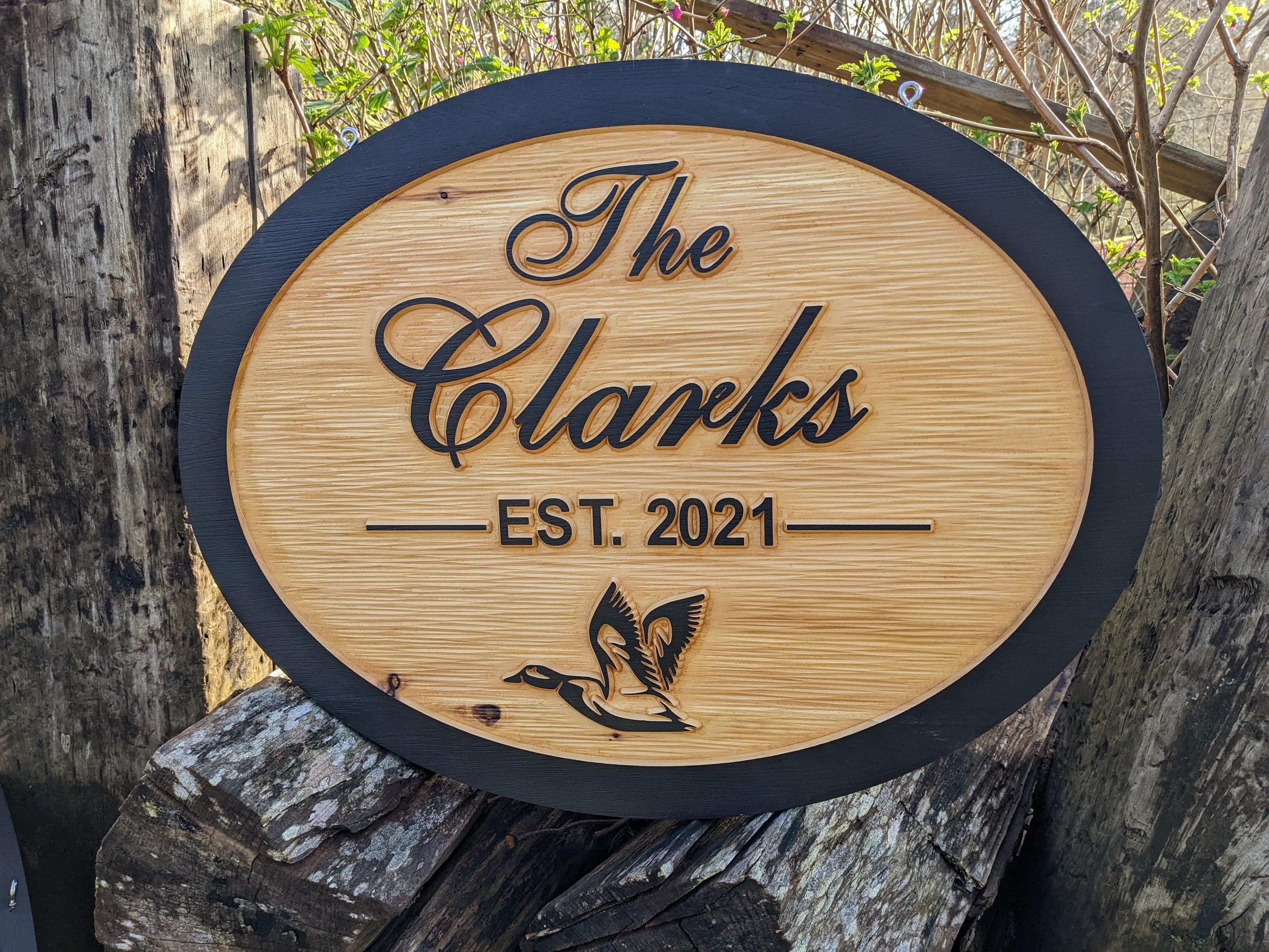 Custom Carved Wood Sign: Personalized Address, Road, Driveway - Etsy