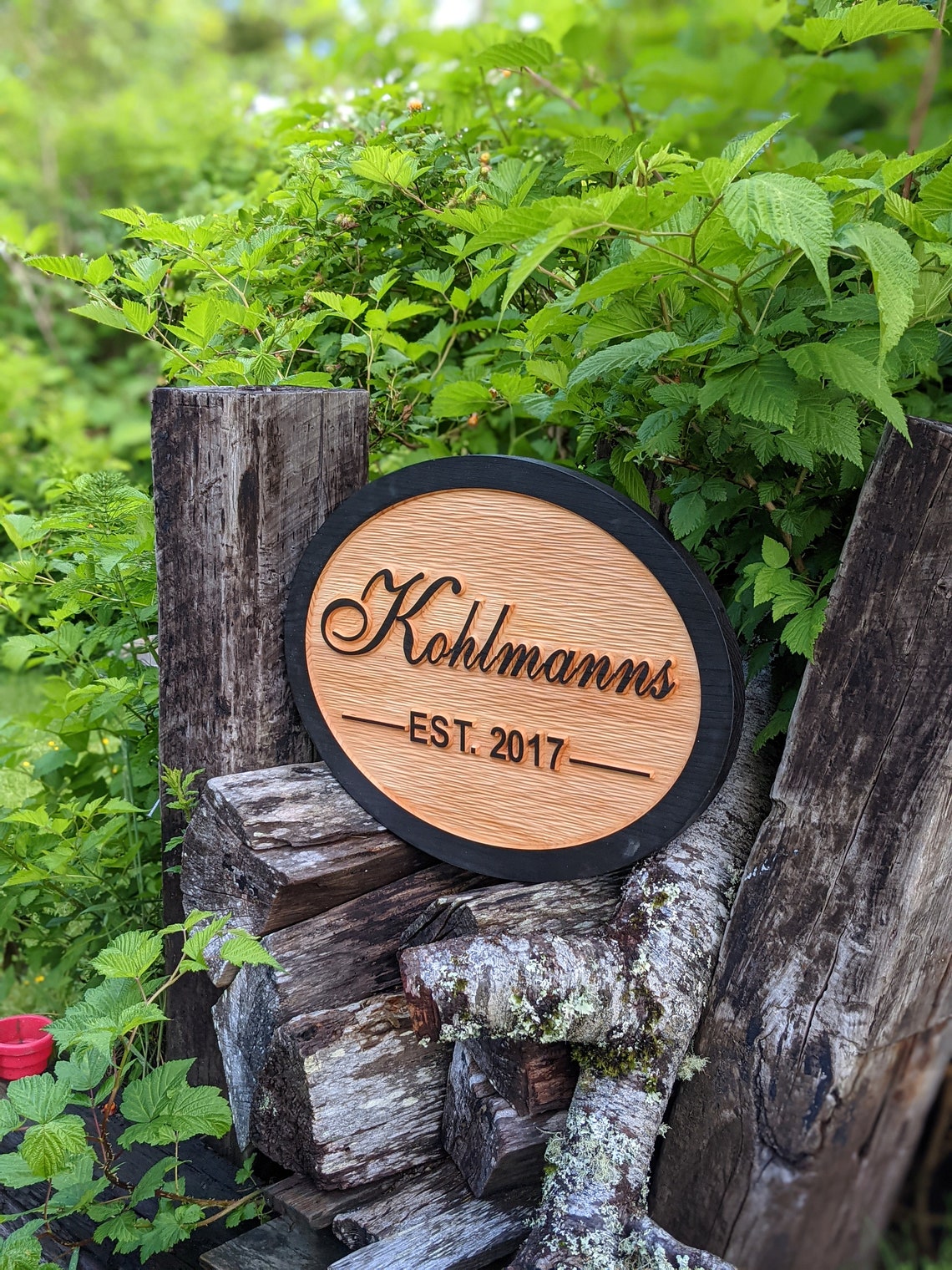 Rustic Outdoor Personalized Wood Sign Farmhouse Cedar - Etsy