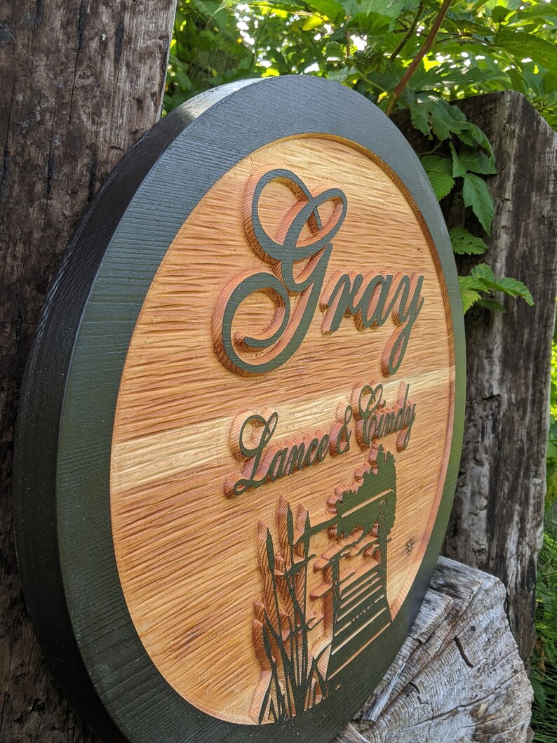 Lake House Carved Outdoor Wood Raised Letter 3D Sign Farmhouse - Etsy