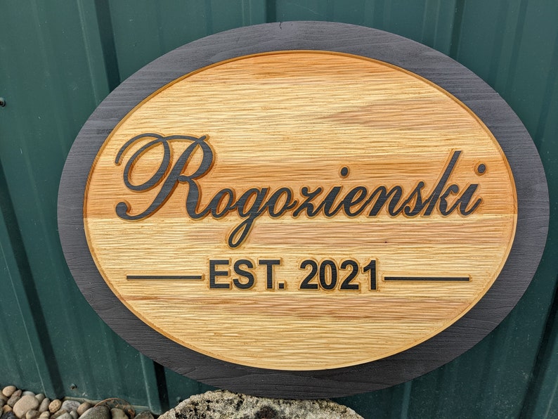 Rustic Outdoor Personalized Wood Sign Farmhouse Cedar - Etsy