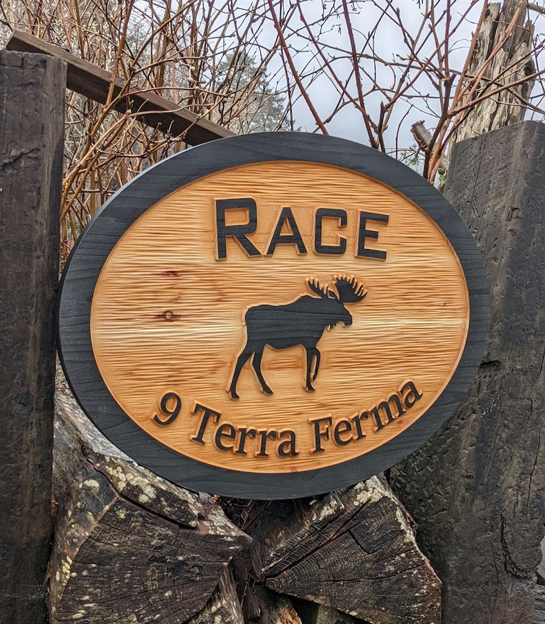 Rustic Cedar Driveway Address Sign for Estates Residential - Etsy
