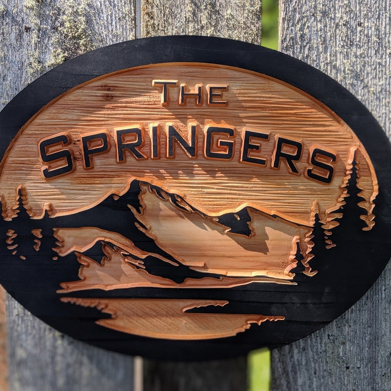 Rustic Hand Carved Signs - Etsy