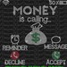 Money is Calling Rhinestone Download Svg Cricut Silhouette, Eps Dxf Plt ...