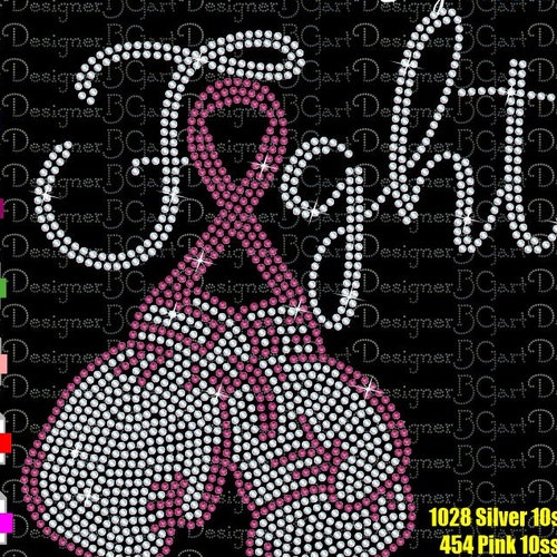 Download Butterfly Cancer Rhinestone Svg Template Cricut - Etsy