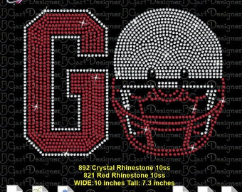 Football Rhinestone | Etsy
