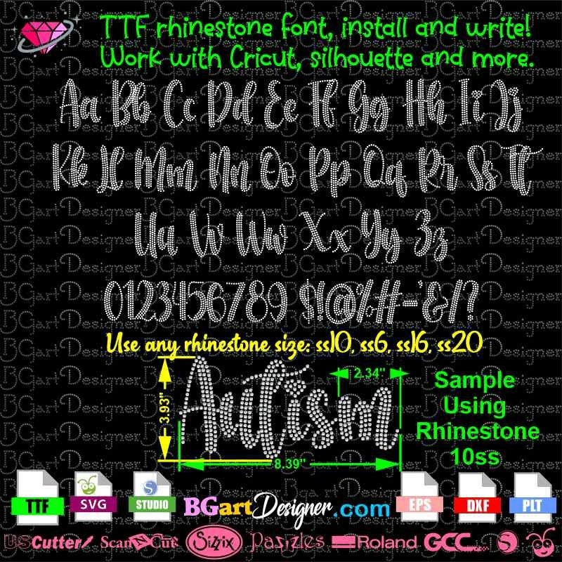 Bling Iron on Alphabet - Etsy