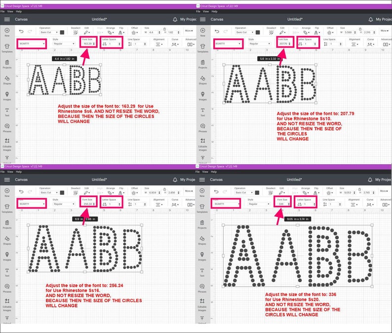 BGART11 Fonts Alphabet Rhinestone, Bling Letters, Ttf, for Cricut and ...