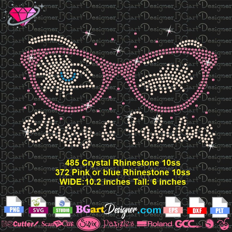 Digital Rhinestone Template, Download Rhinestone Face, Rhinestone Svg ...