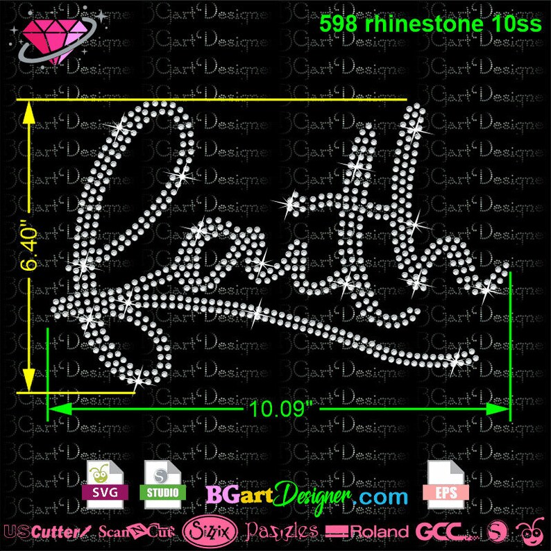 Free Rhinestone Svg Lionote