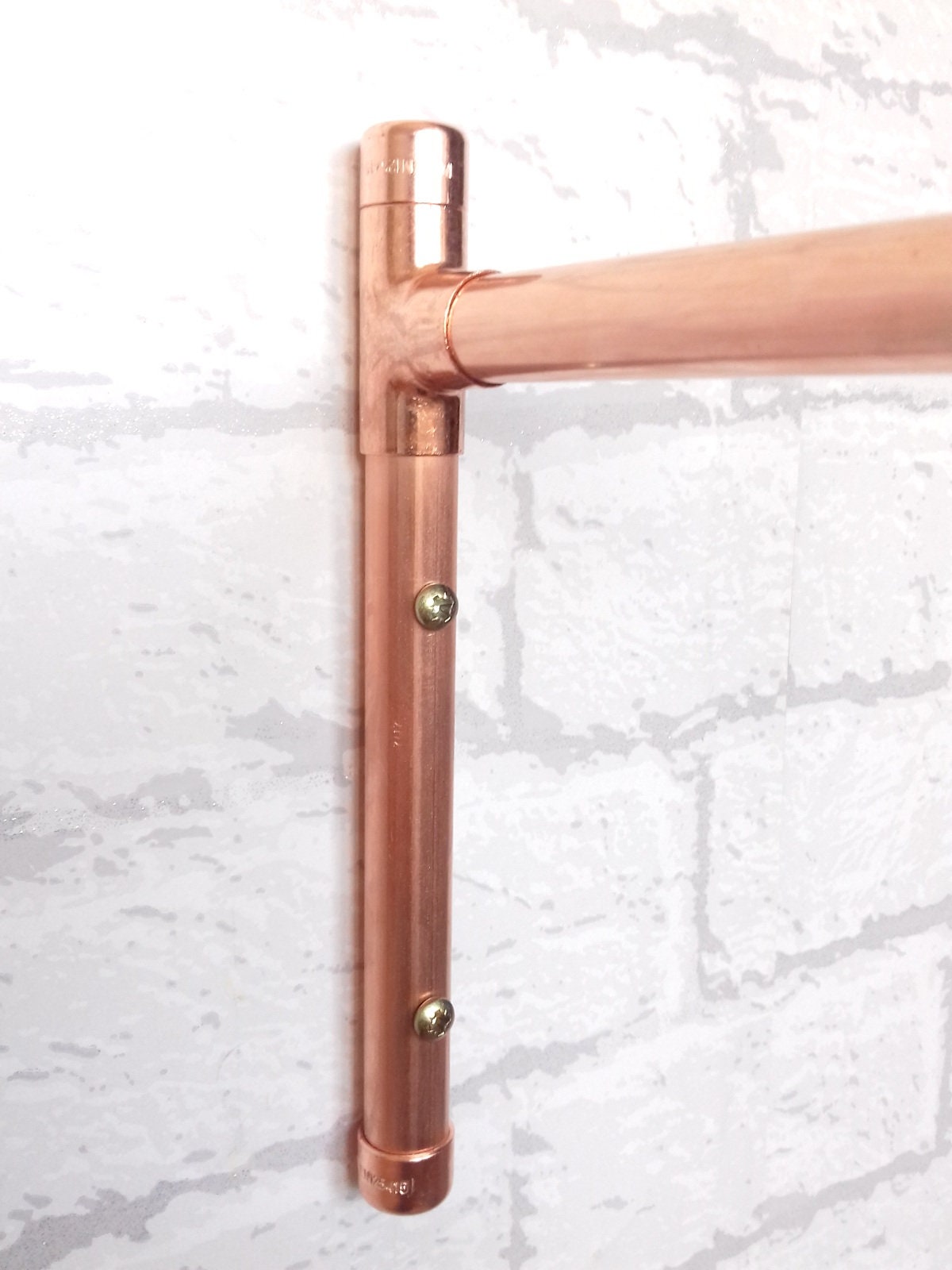 Copper Shelf Bracket / Shelf Support open End Design - Etsy UK