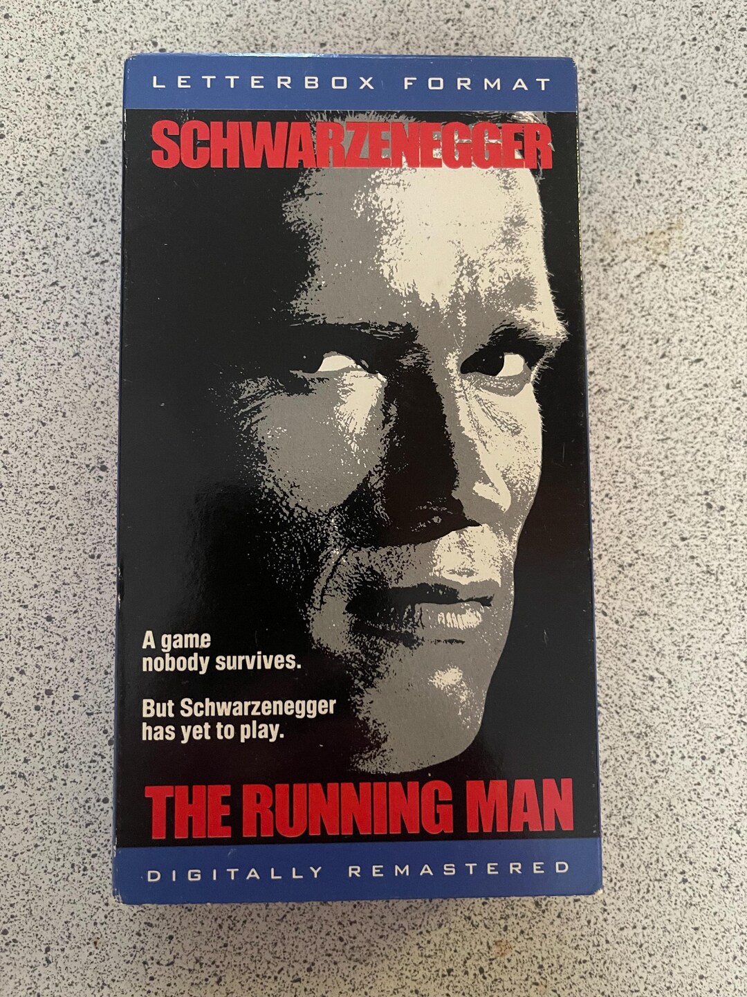 The Running Man VHS - Etsy