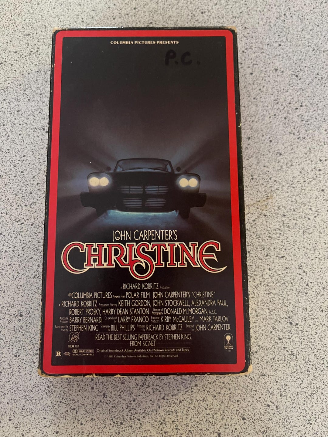 Christine VHS Stephen King - Etsy