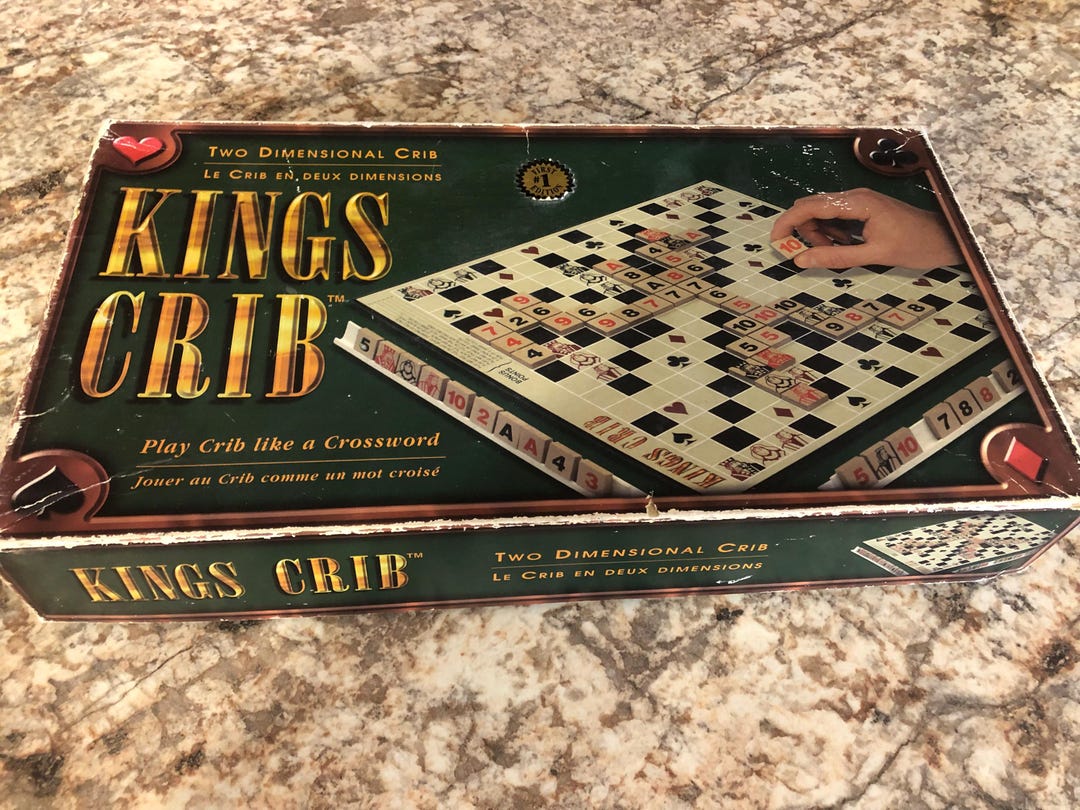Kings Crib - Two Dimensional Cribbage Bord Game - 1st Edition 1997 100 ...
