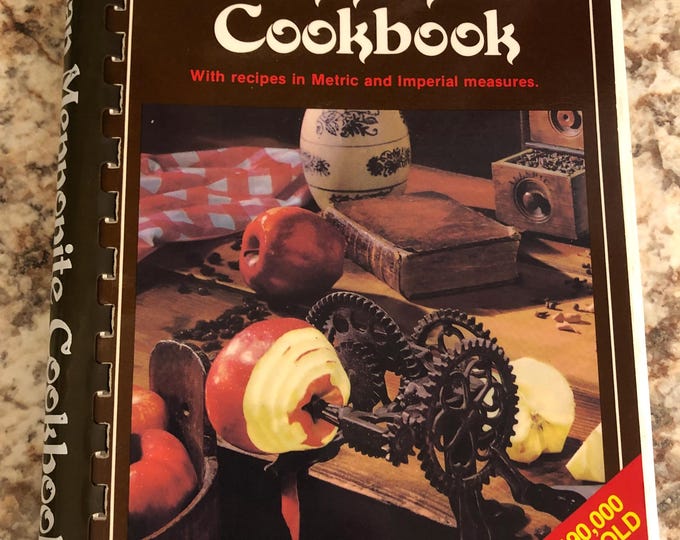 Vintage Canadian Mennonite Cookbook Cooking 1985 Cooking Baking Meats ...