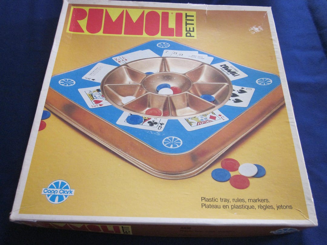 Vintage Rummoli Petit Plastic Tray Game Copp Clark Rare - Etsy