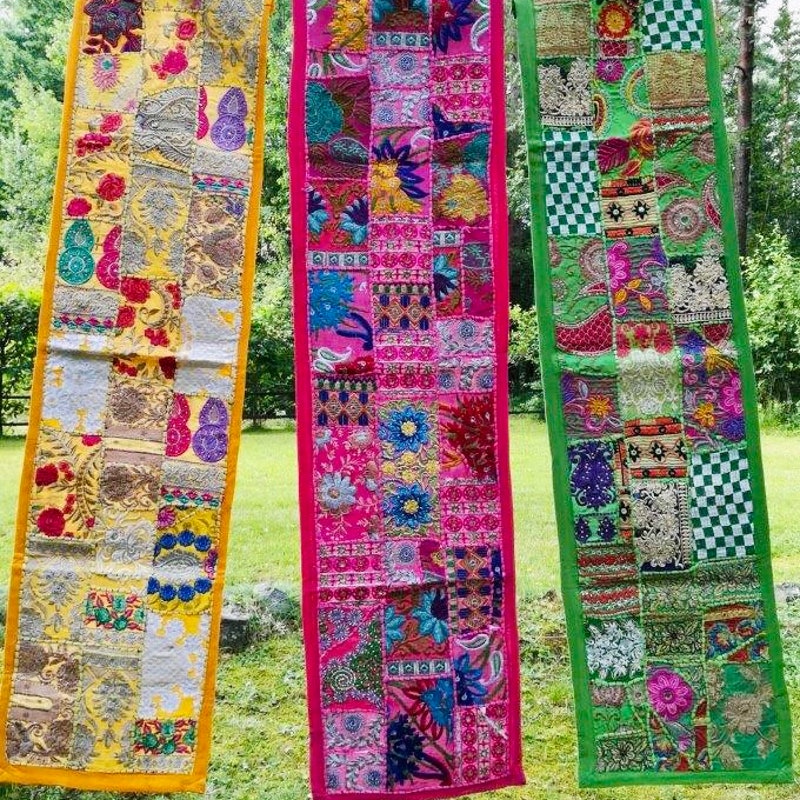 Patchwork Table Runner - Etsy