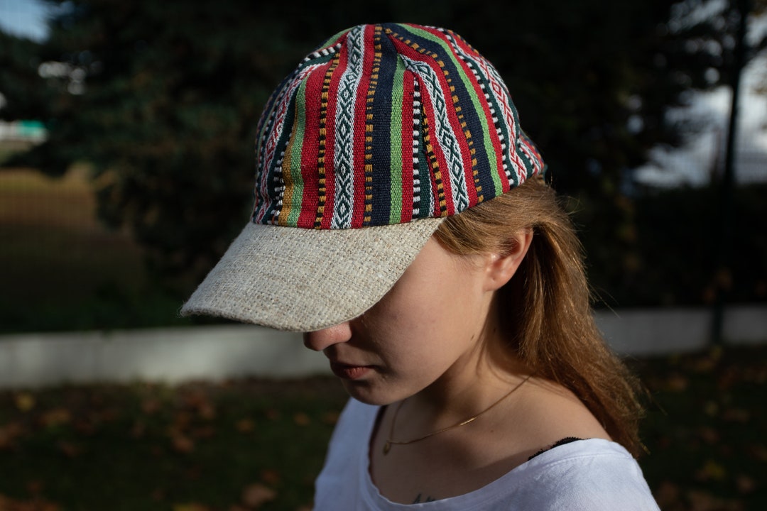 Multicolour Hemp Baseball Cap: Organic Vegan Skate Cap - Etsy UK
