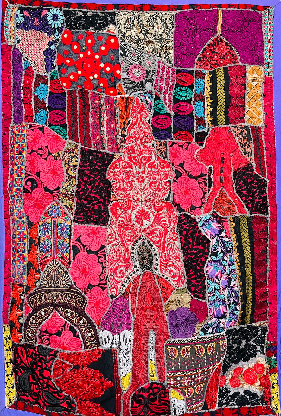 Stunning Wall Hanging/table Cloth, Handmade Zardozi Barmer Rajasthan ...