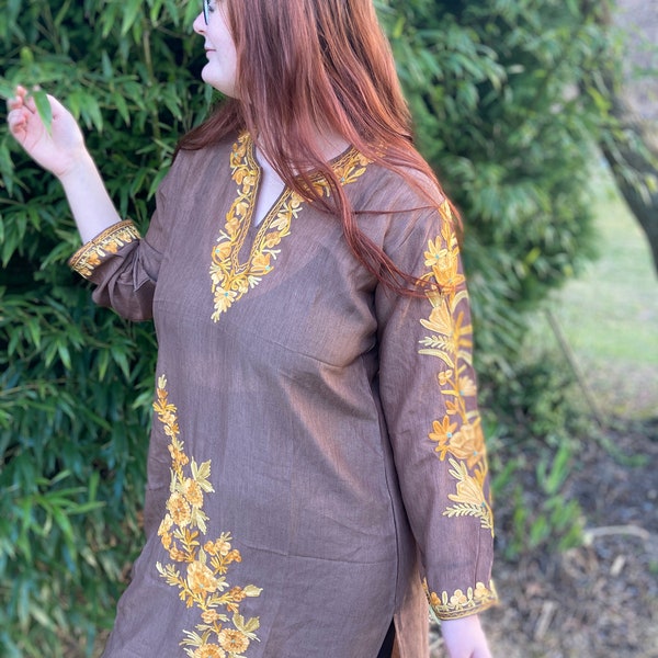 Embroidered Tunic - Etsy
