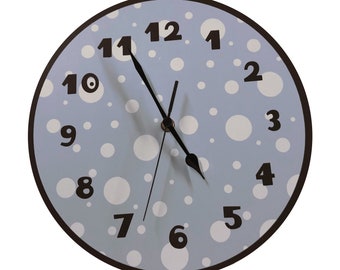 Polka Dot Clock | Etsy