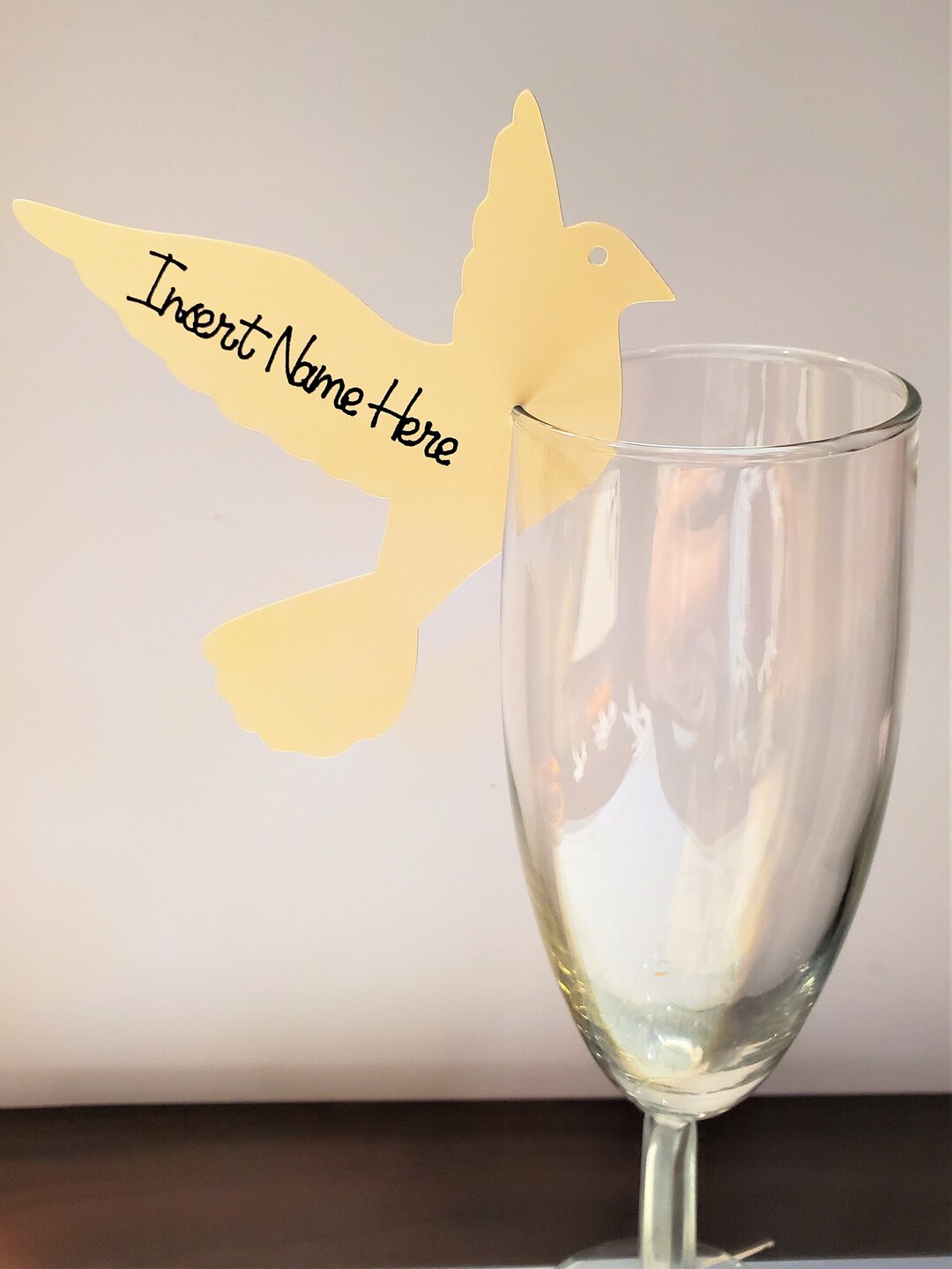 Wine Glass Name Cards - Etsy