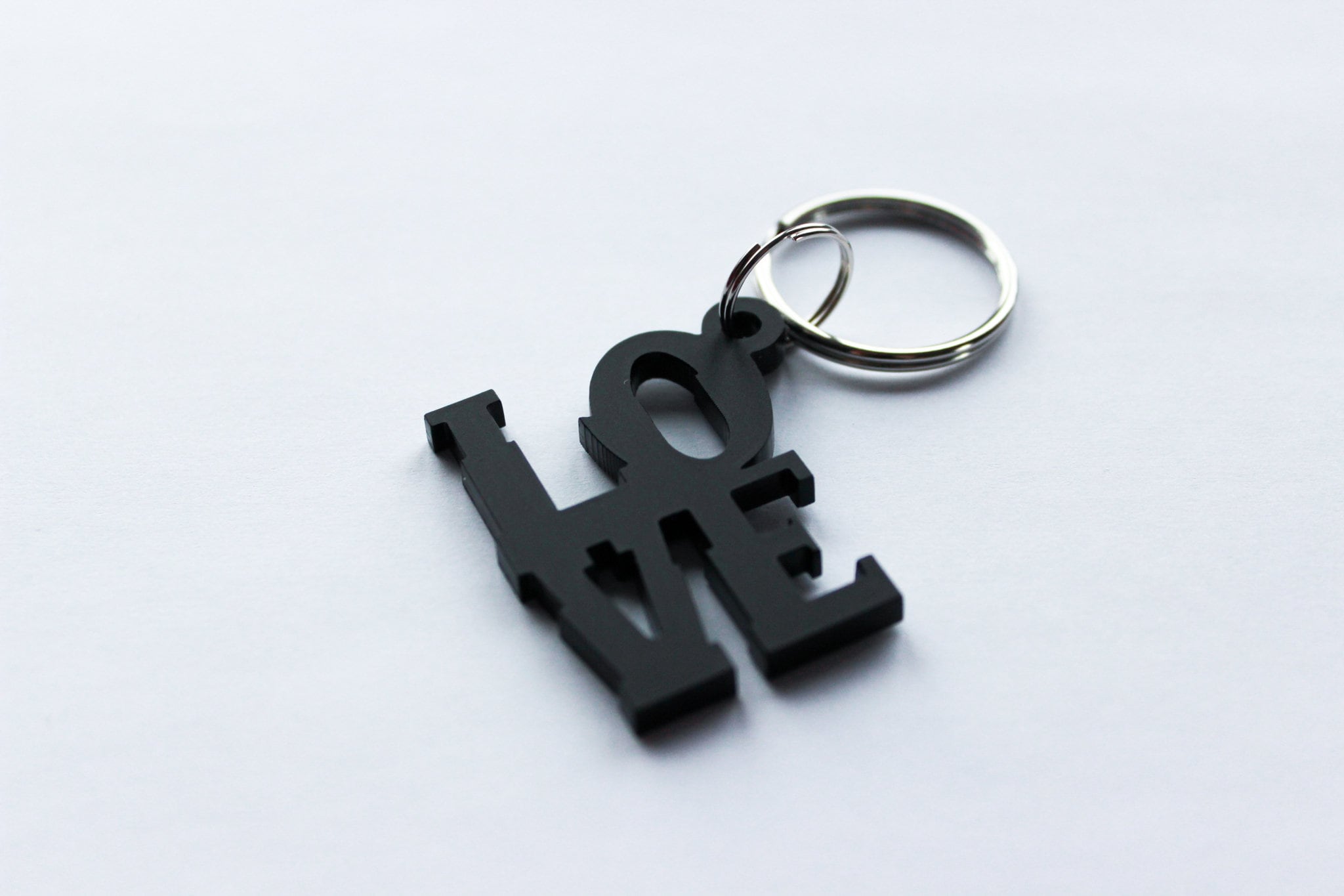 Black Acrylic Keychain | Matte and Glossy | Laser Cut | Original Art ...