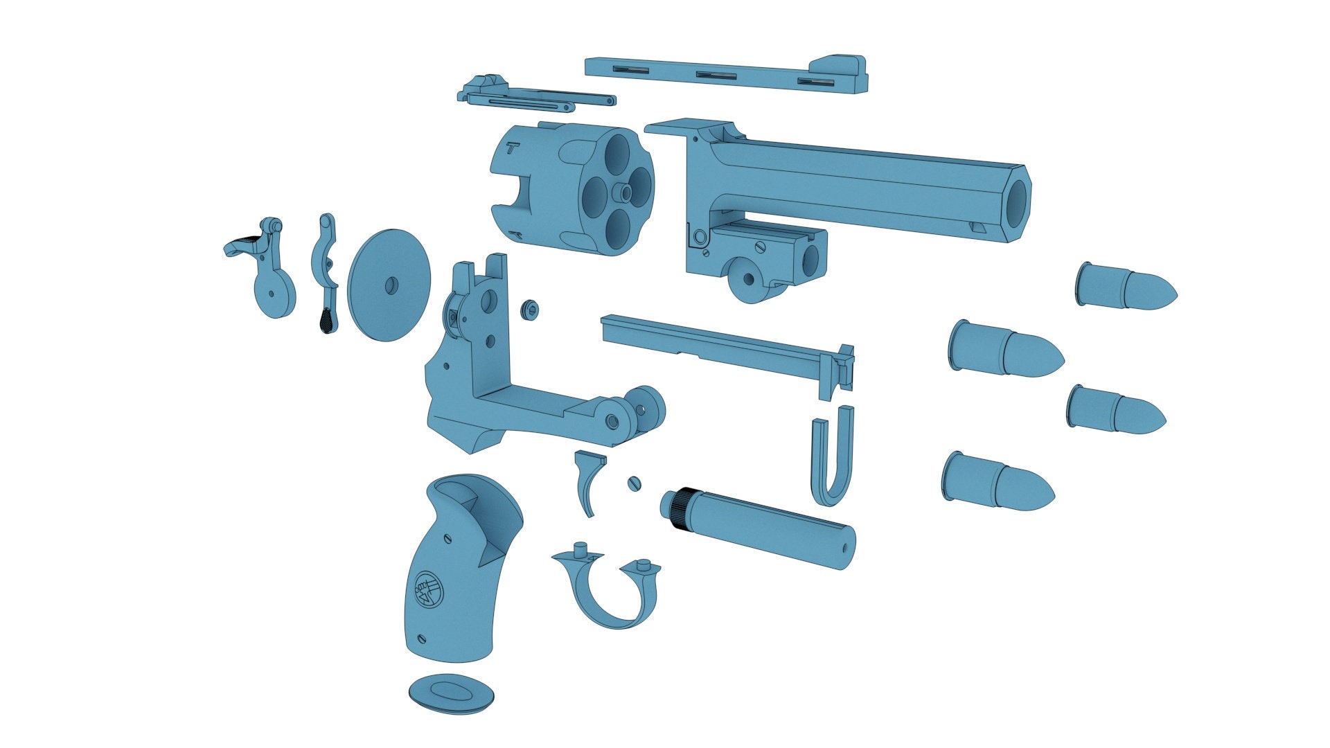 Hellboys 'good Samaritan' Gun Print File - Etsy