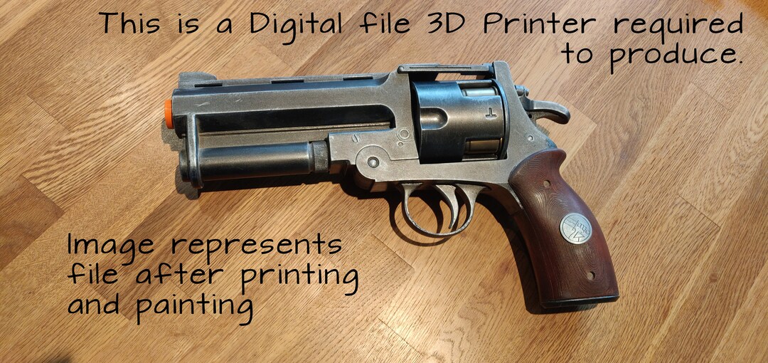 Hellboys 'good Samaritan' Gun Print File - Etsy