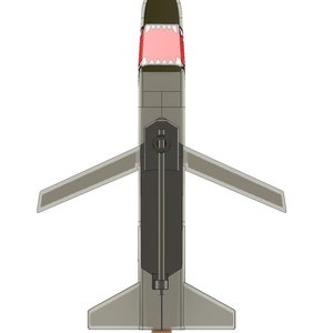 ALCM AGM-86A - Flying Model Rocket (estes 1336/centuri 5330) - Etsy