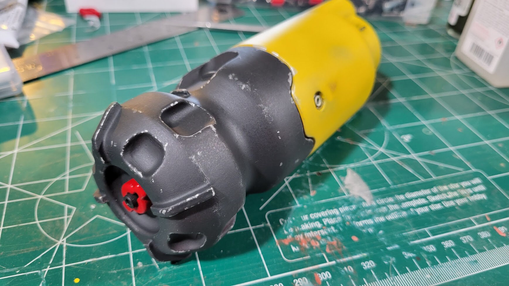 Painted/weathered Fusion Core Battery Bank anker Battery - Etsy