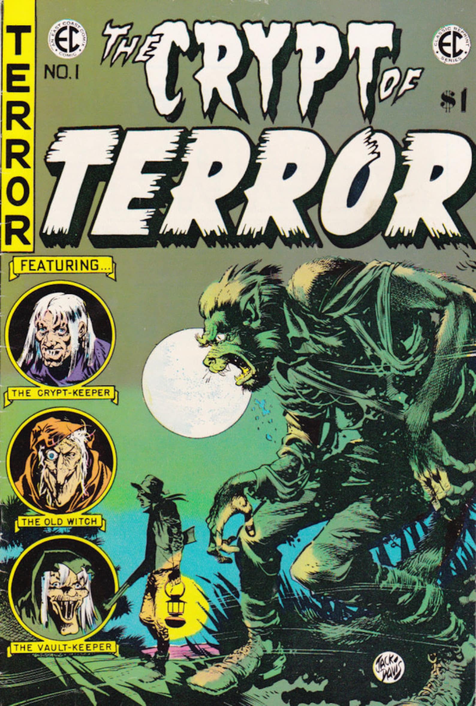 Crypt of Terror 1 Vintage Comic - Etsy