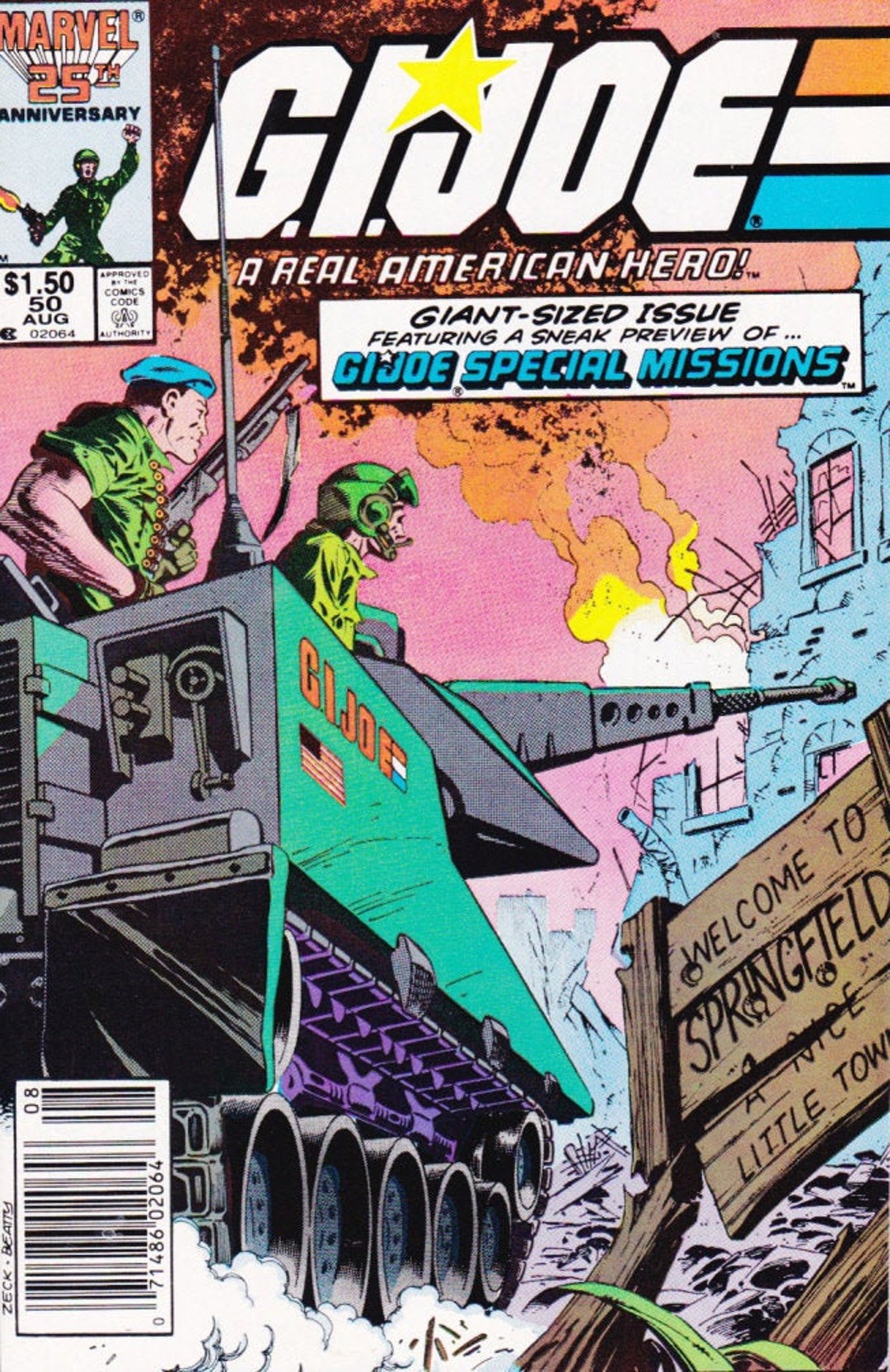 G.I. Joe 50 - NM - Marvel Bronze Age Comic - Canadian Variant - Etsy