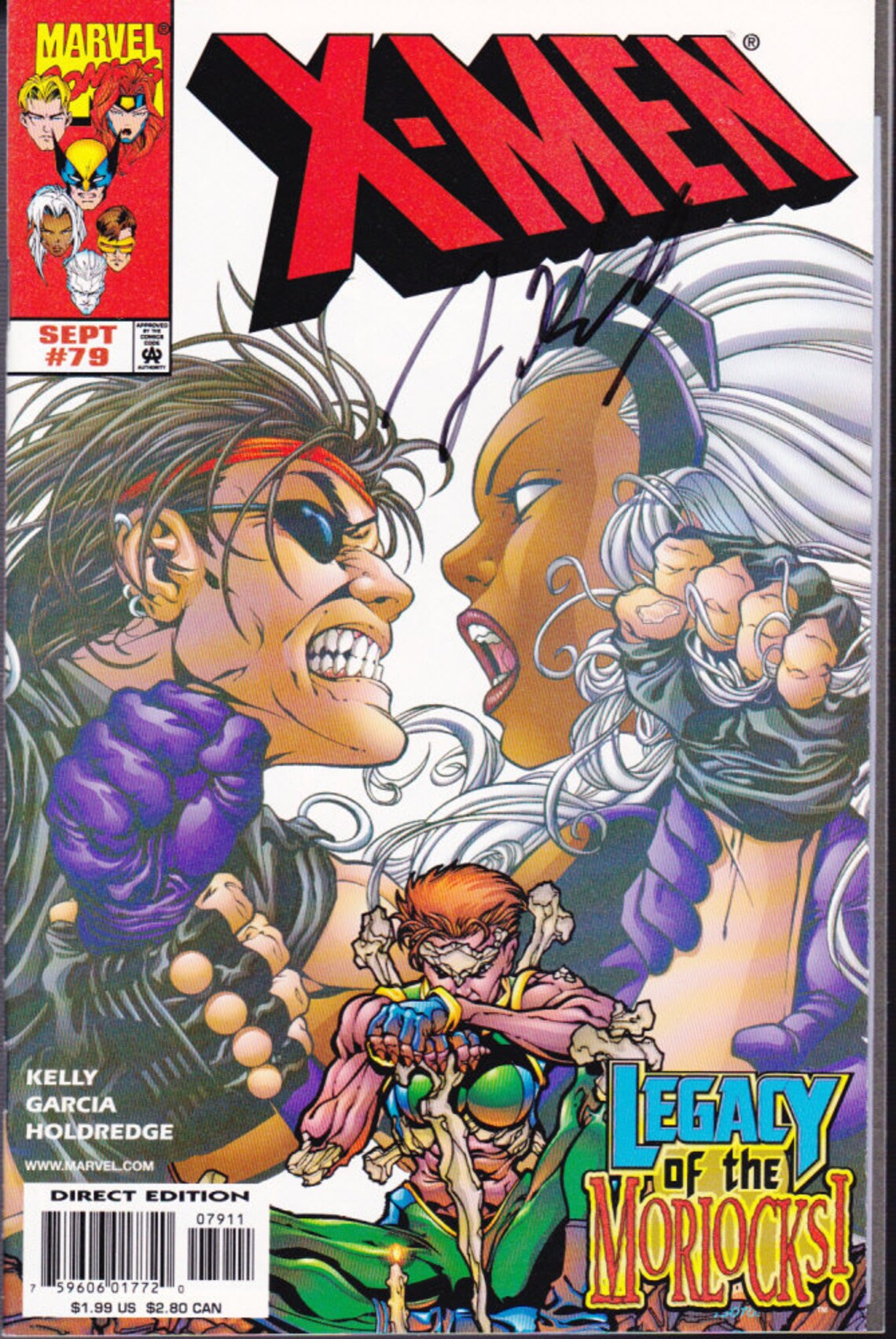 X-men 79 NM - Signed Joe Kelly - Marvel Comic - Etsy