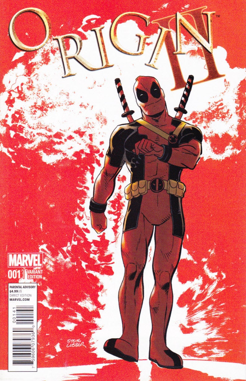 Origin II 1 Deadpool Variant Wolverine Marvel Comic NM - Etsy