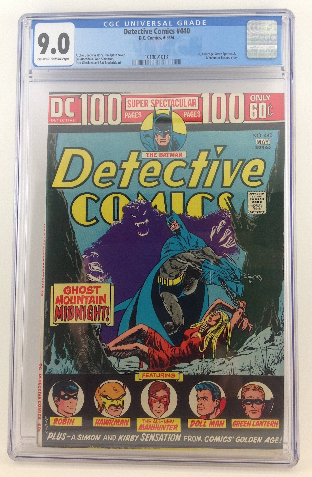 Detective Comics 440 Cgc 9.0 - Bronze Age - VF/NM - Etsy