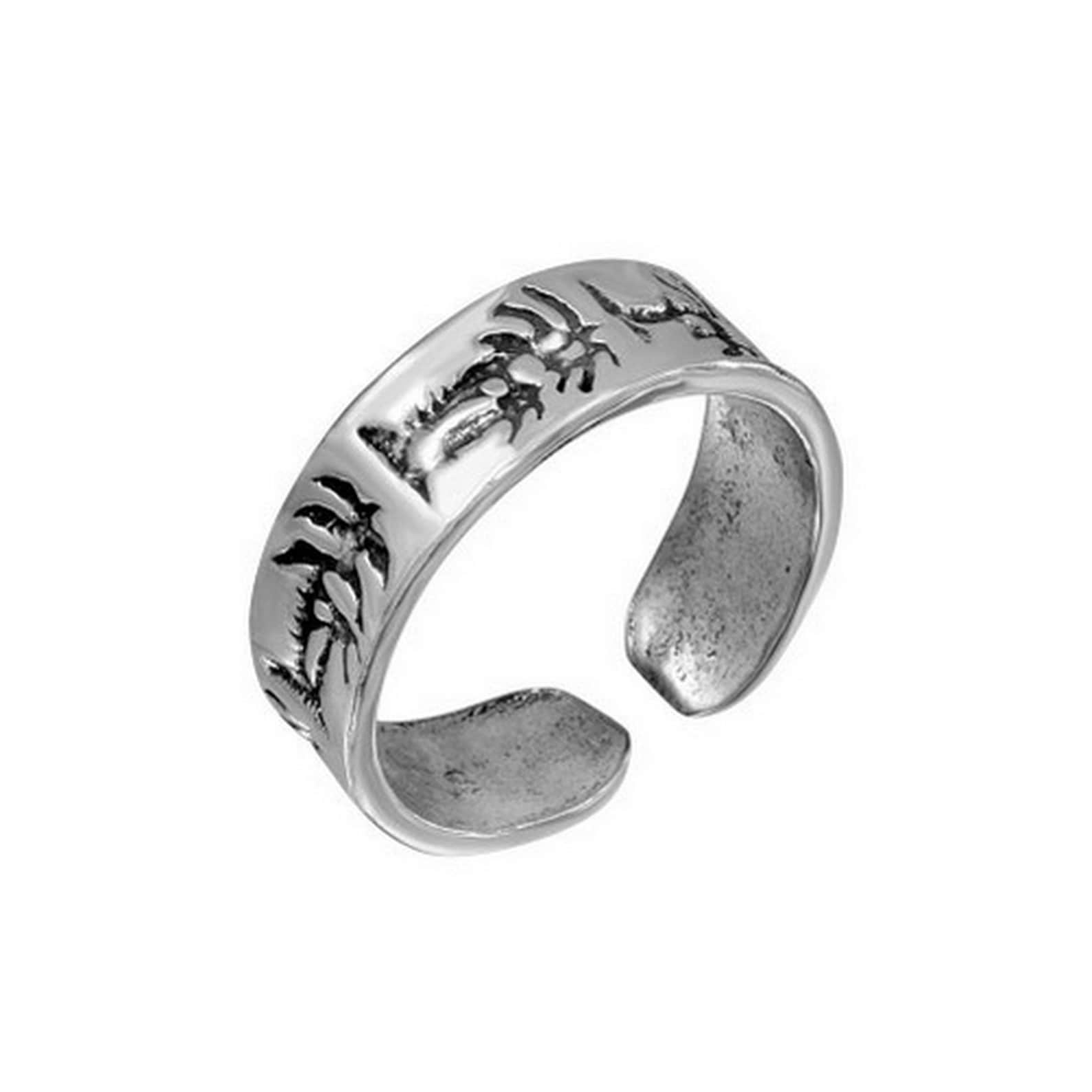 Sterling Silver .925 Adjustable Toe Ring men's | Etsy