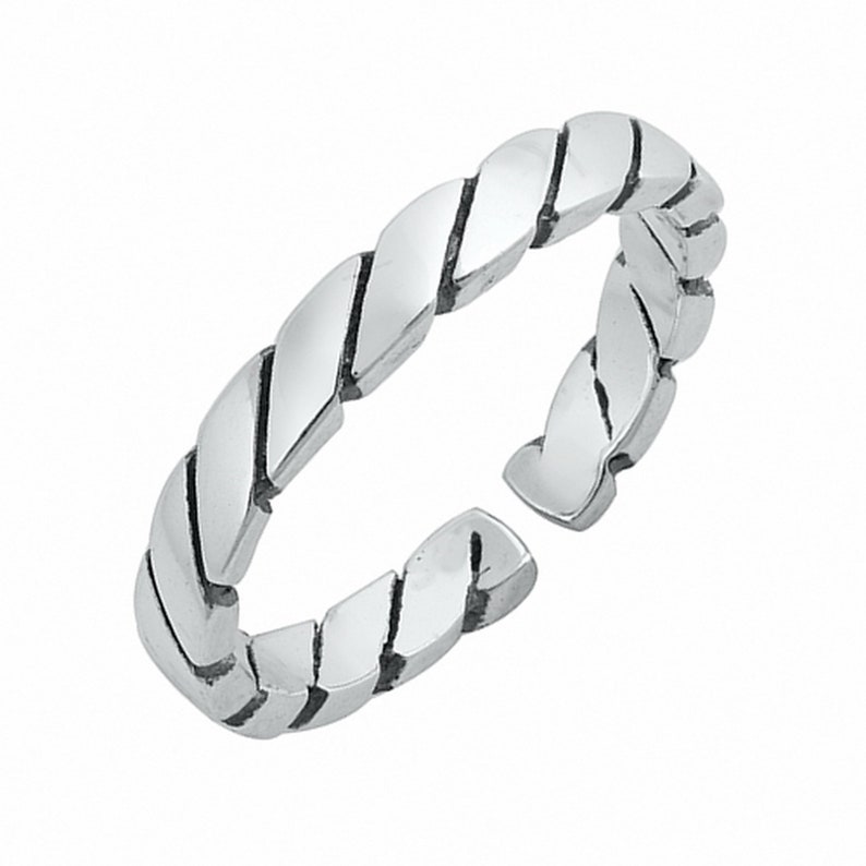 Sterling Silver .925 Adjustable Toe Ring men's - Etsy
