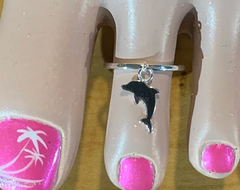 Dolphin Toe Ring - Etsy